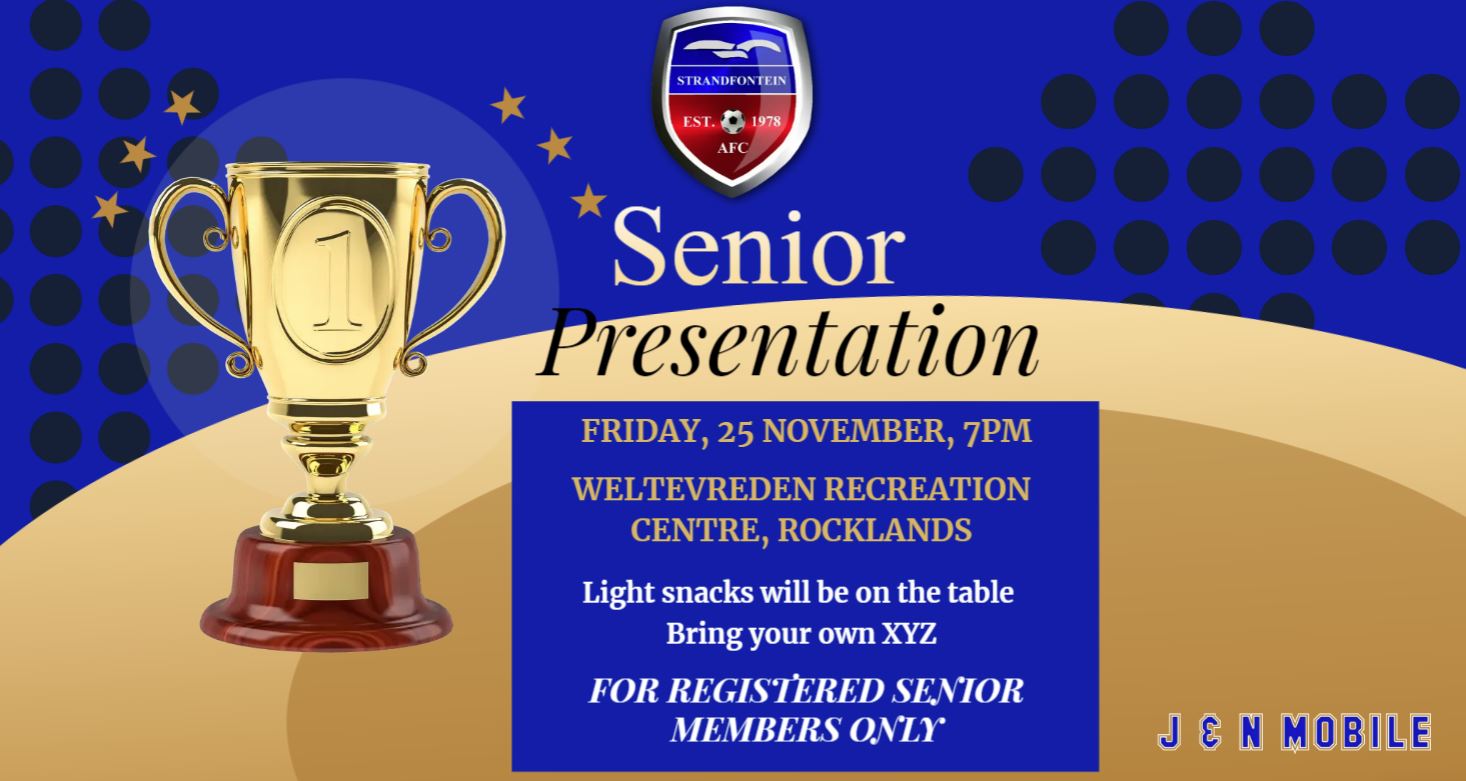 Senior Presentation 2022 | Strandfontein AFC