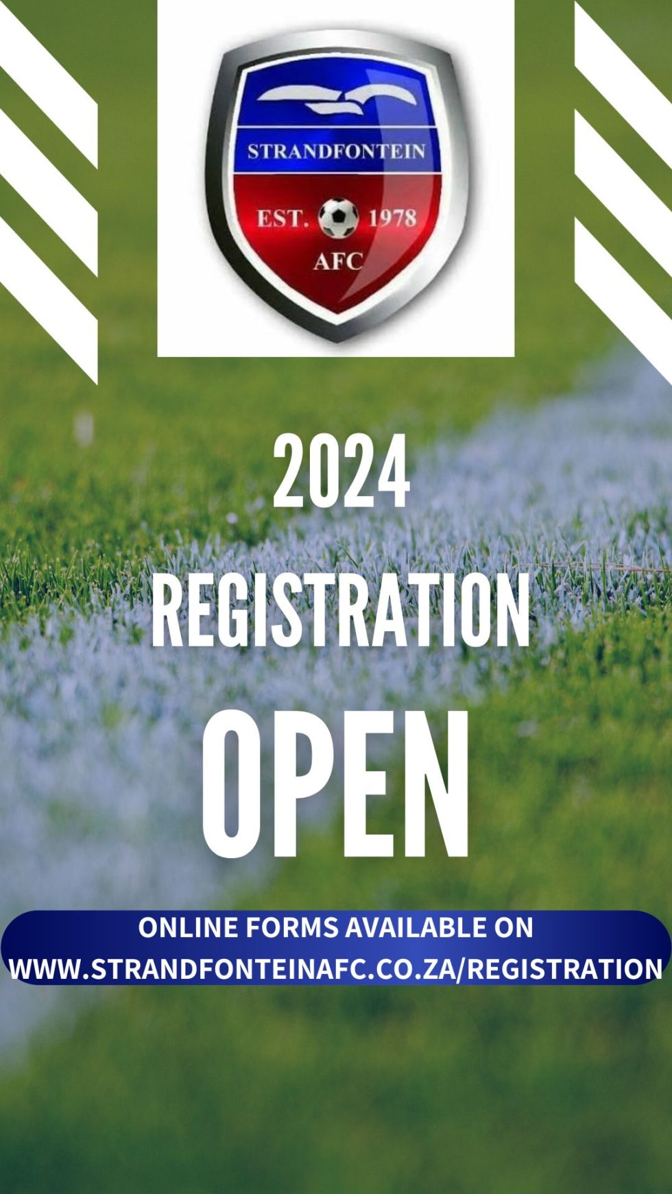 Registrations for 2024 is now open | Strandfontein AFC